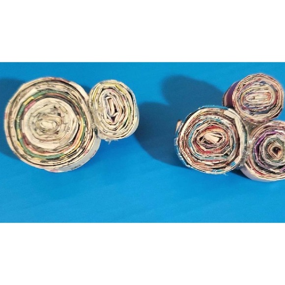 Handmade | Accessories | Bohemian Handmade Upcycled Paper Hair Cl ...